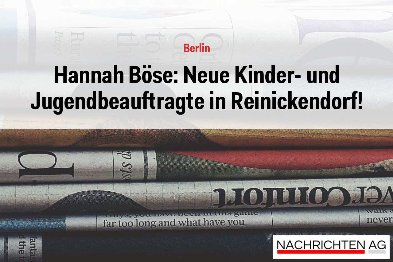 Hannah Böse: Neue Kinder- und Jugendbeauftragte in Reinickendorf!